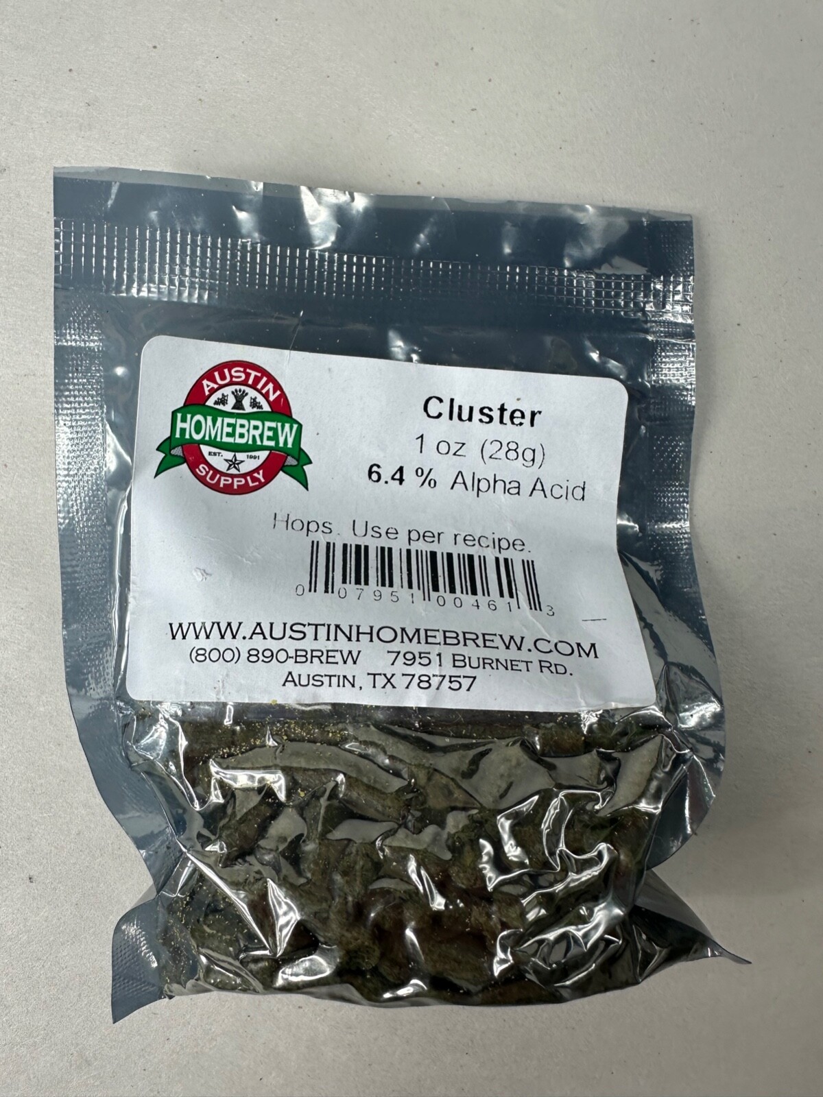 1 oz Cluster Hops Pellets Fresh Beer Homebrew Alpha 6.4% | eBay