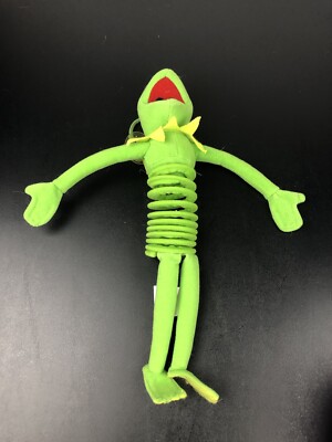 Vintage Kermit The Frog Window Cling Slinky Spring Plush 1999 Jim ...