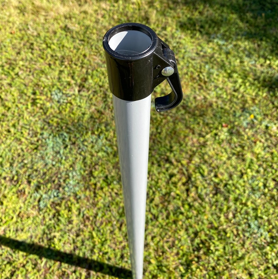 Garden Parasol Replacement Bottom Pole for Umbrella Light Grey 3cm dia ...