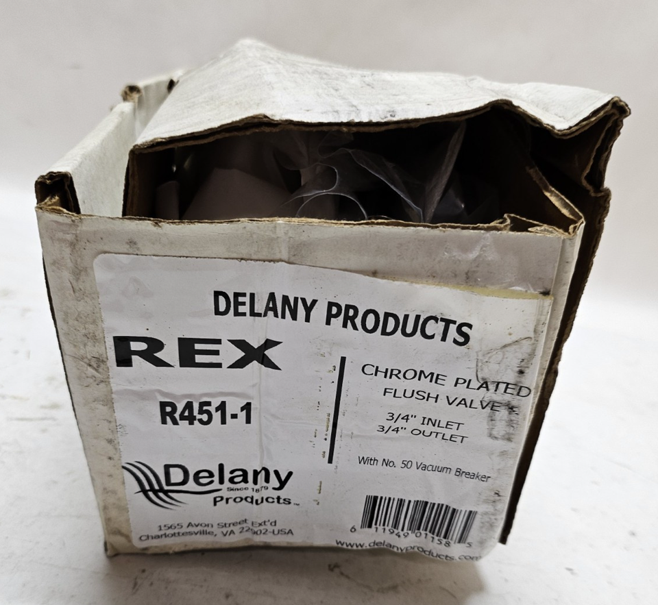 Delany R451-1 Rex Water Closet Urinal Flush Valve Exposed 1 GPF 3/4 ...
