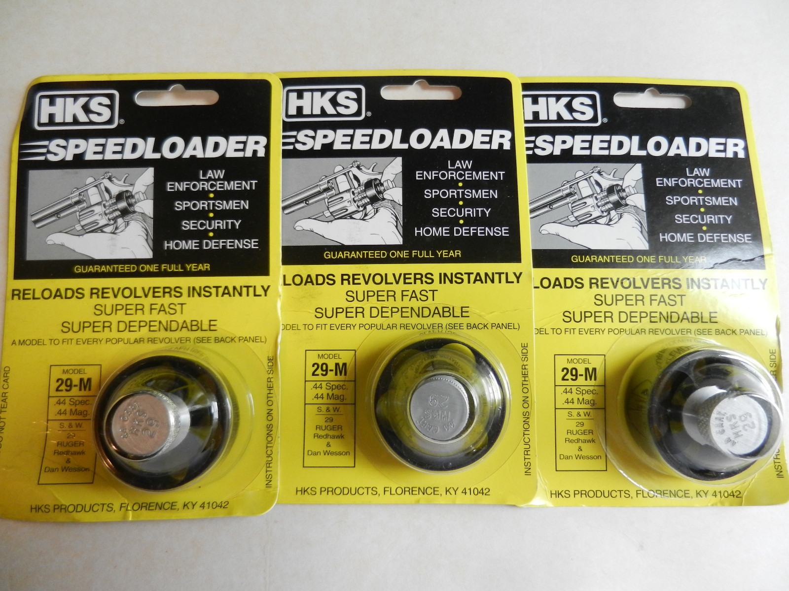 HKS Speedloader; 29-M; 6-Shot; 3 Pack; 44 Spec, 44 Mag; Fast ...