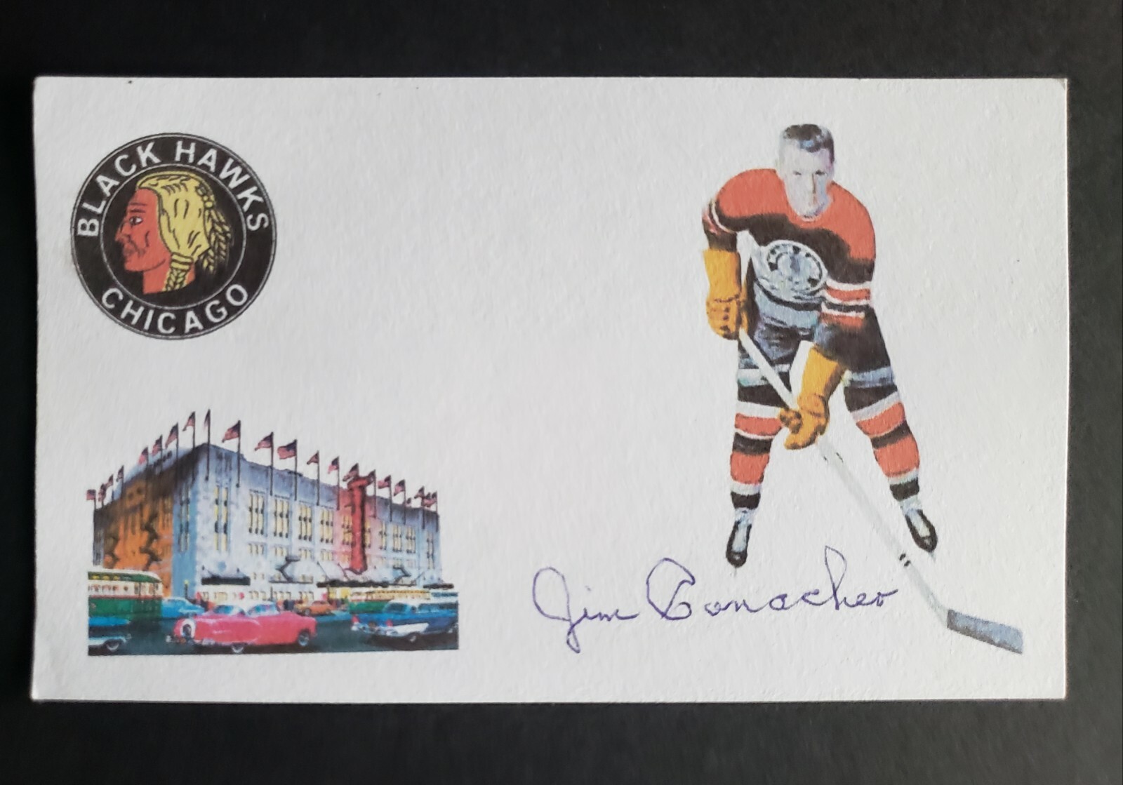 Jim Conacher signed Chicago Blackhawks hockey index 1921-2020 | eBay