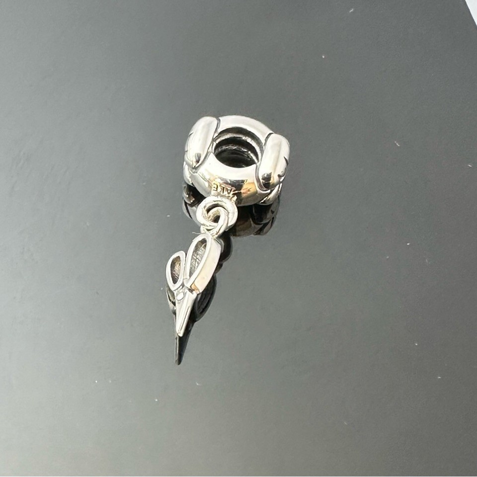 Pandora Scissors Hairdresser Dangle Charm All Silver 925 Ale with gift box #86 | eBay