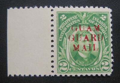 1930 US Local Guam Guard Mail M7 with Large Selvege Mint Never Hinged ...