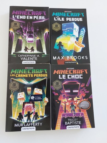 Lot de 4 livres Minecraft Officiel tomes 1, 2, 3 et 4 | eBay