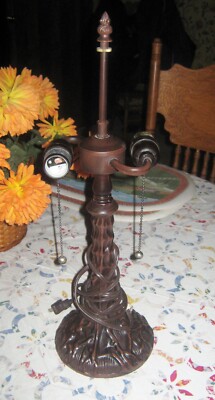 Tiffany Style Lamp Base-20 in. tall -Diameter 7 inches- BASE ONLY! | eBay
