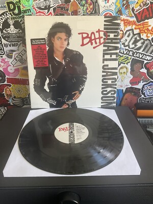MICHAEL JACKSON Bad VG++ VINYL W/HYPE STICKER | eBay