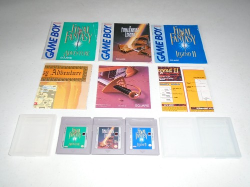 Final Fantasy Adventure, The Legend I & II extras ☆☆ Authentic Nintendo ...