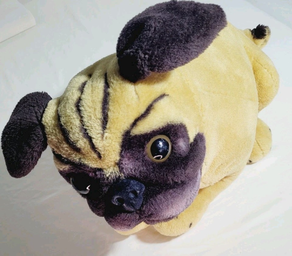 Melissa and Doug Plush Pug Puppy Dog Realistic Stuffed Animal 16" MIB ...