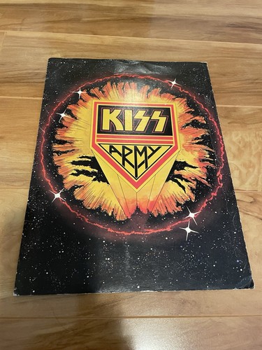KISS ARMY KIT FOLDER DISPLAY PROMOS CERTIFICATE & PORTRAITS KISS BAND ...