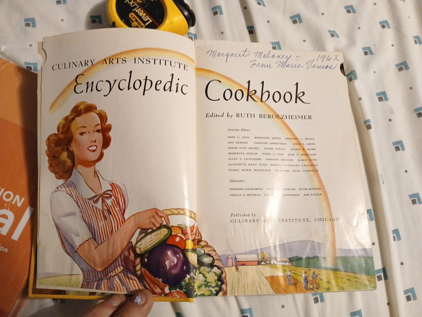 VINTAGE Culinary Arts Institute Encyclopedic Cookbook 1948 by Ruth ...