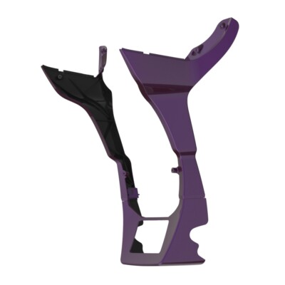 HARD CANDY MYSTIC PURPLE FLAKE Advanblack Fairing Spoiler For Harley ...