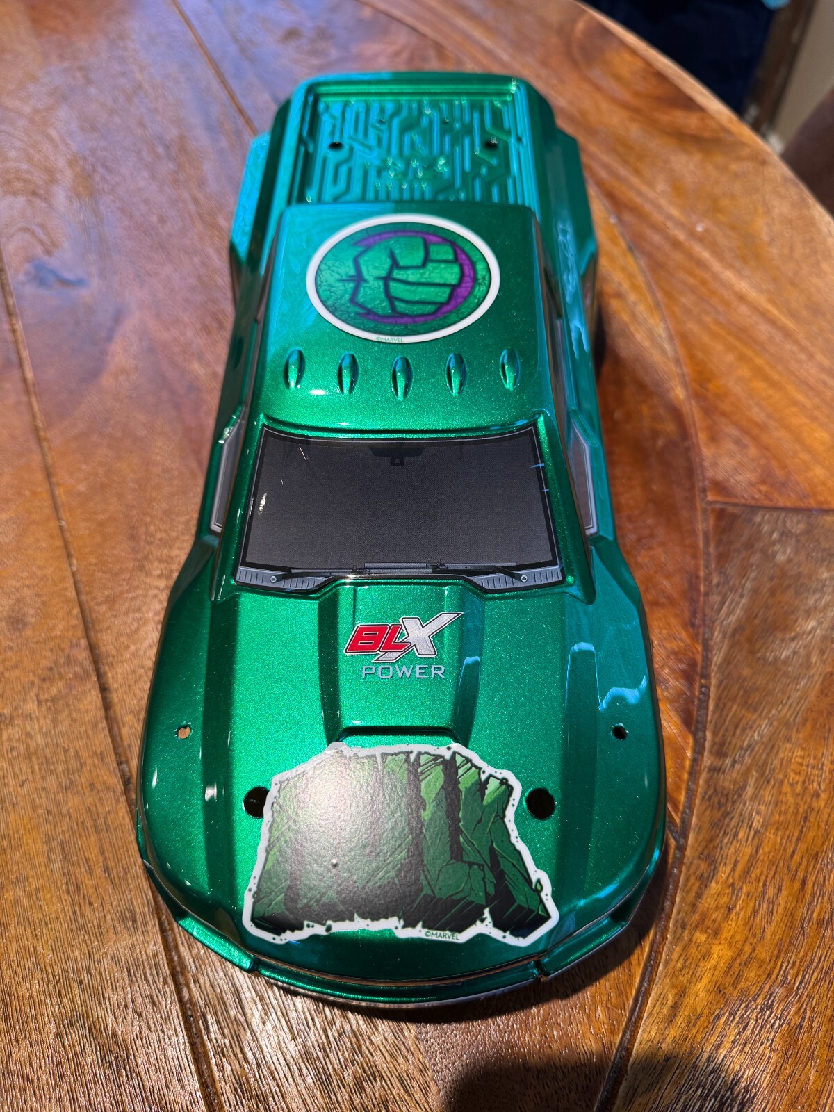 1/10 Custom Metallic Flake Emerald Green Painted & Decaled Body ...