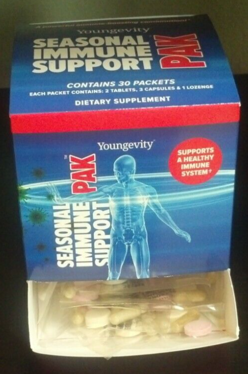 Youngevity Plan-1x Seasonal Immune Support Pak 30 ct Dr Wallach Free ...