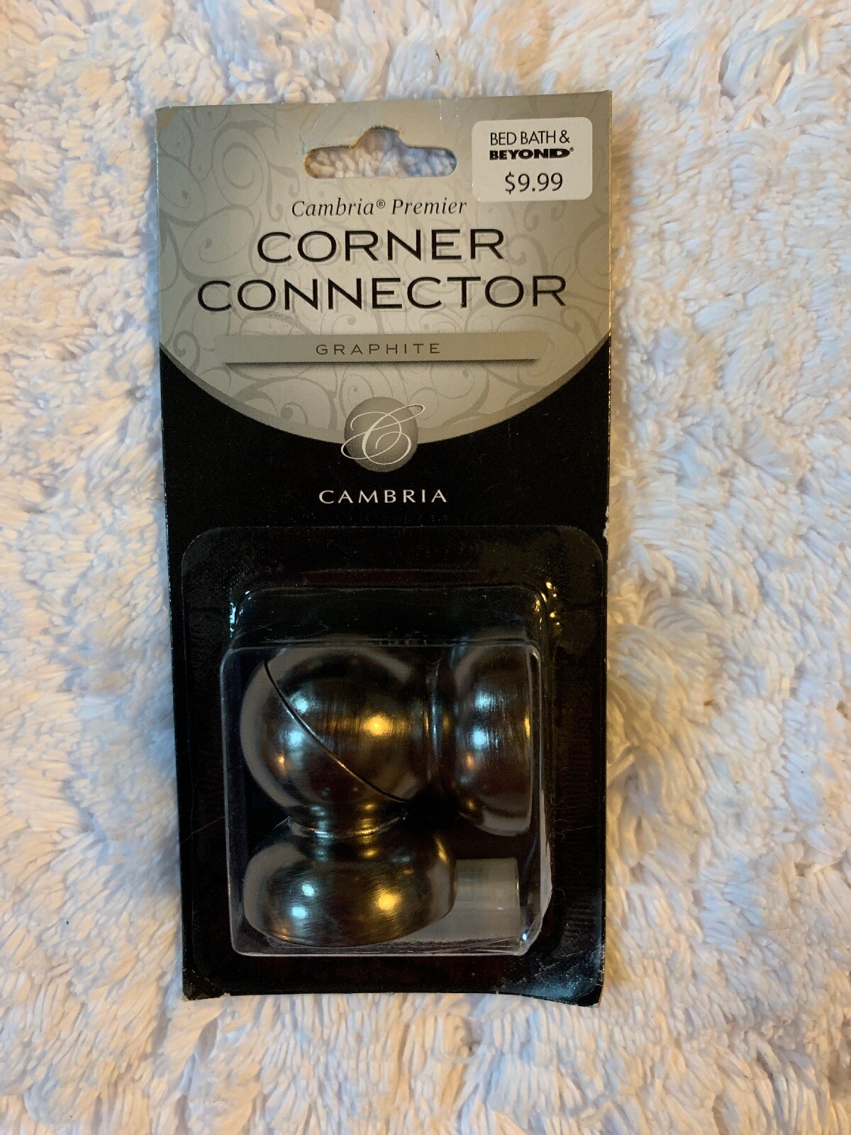 Cambria Premier Corner Connector in Graphite NEW IN PACKAGING | eBay