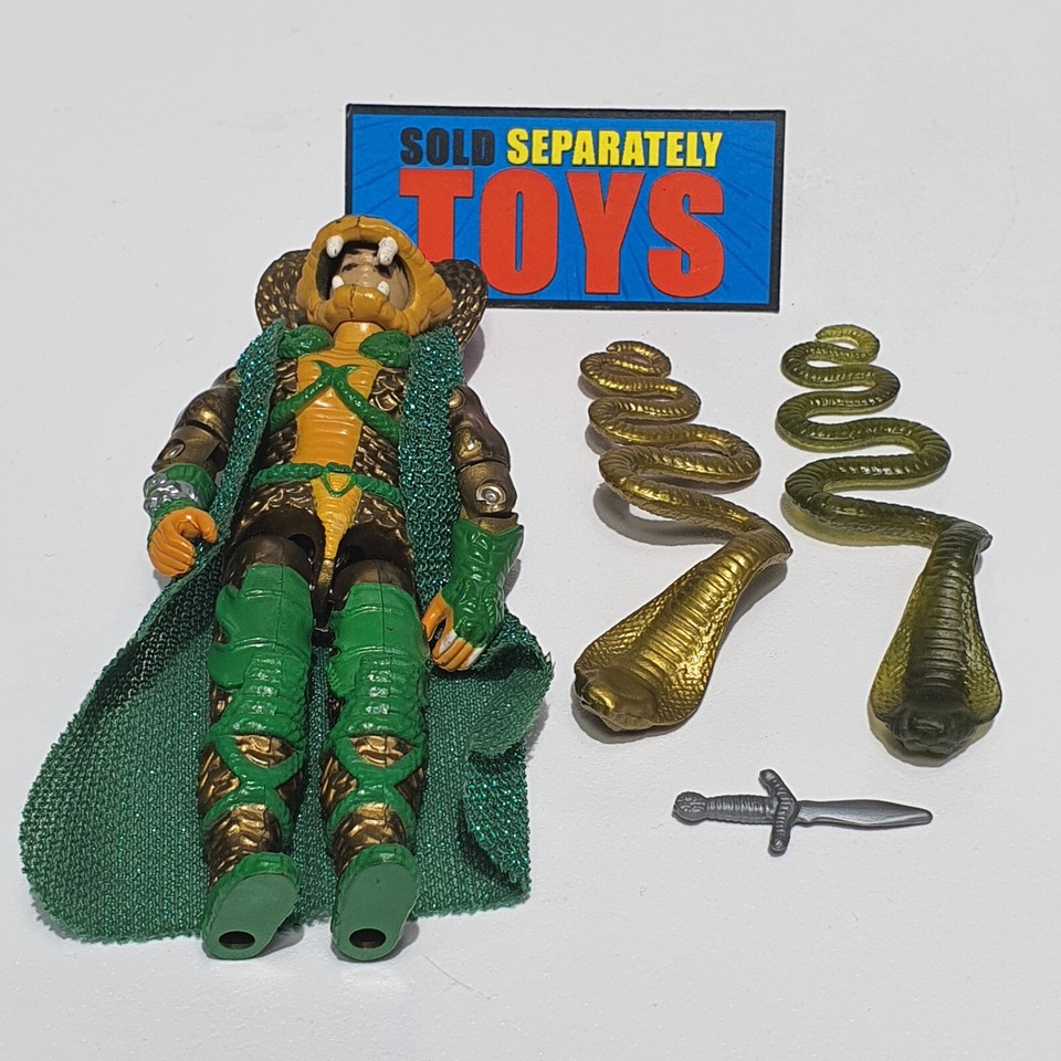 Vtg GI Joe SERPENTOR figure A v1 100% COMPLETE original 1986 Air ...