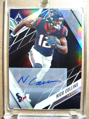 2022 Nico Collins Panini Phoenix Black Parallel Autograph 1/5 🔥🔥🔥 | eBay