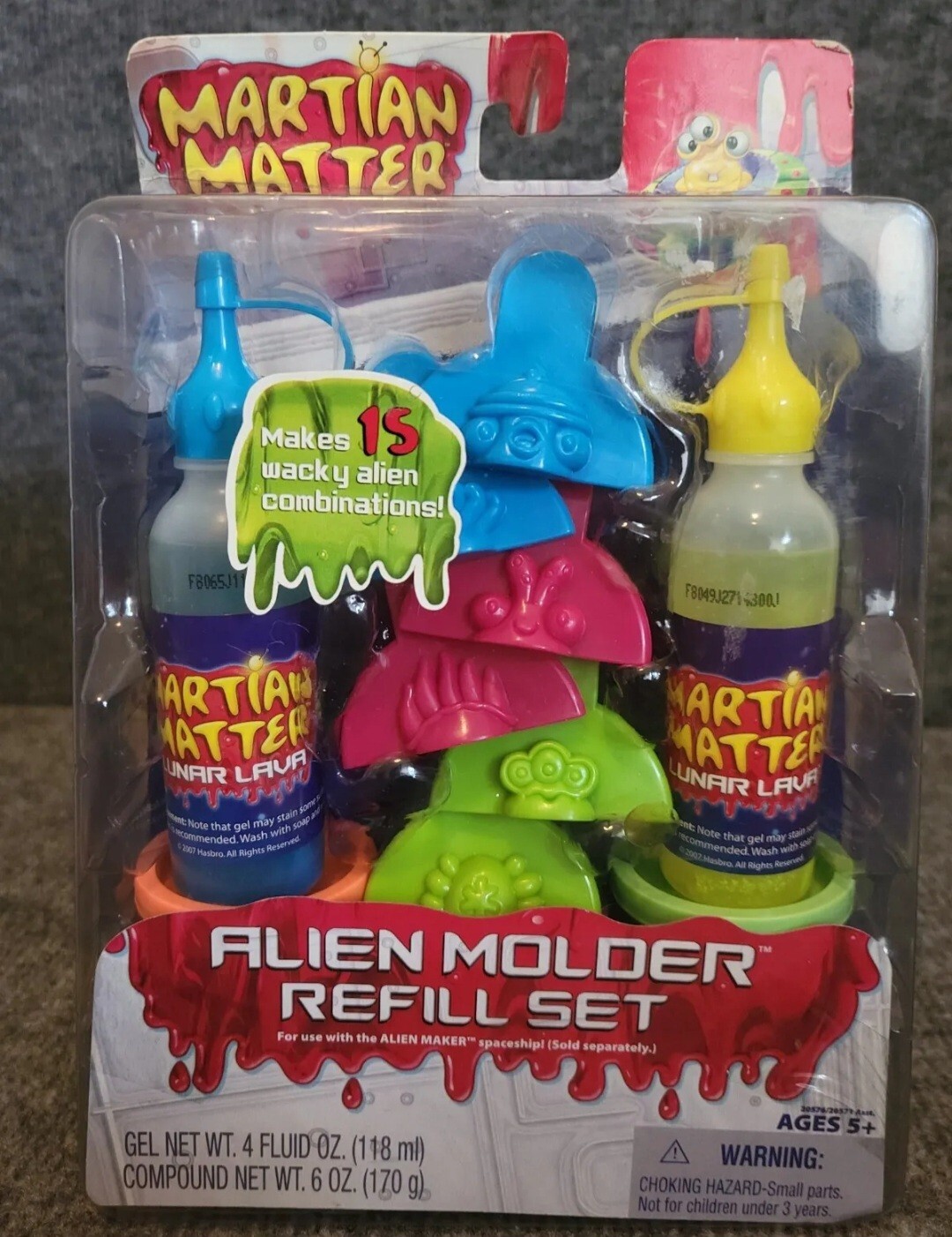 Martian Matter Alien Molder Refill Set Makes 15 Aliens 2007 Hasbro for ...