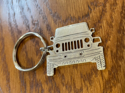 Off-road 4X4 Overland Keychain Key Fob Stainless Metal Ornament Laser ...