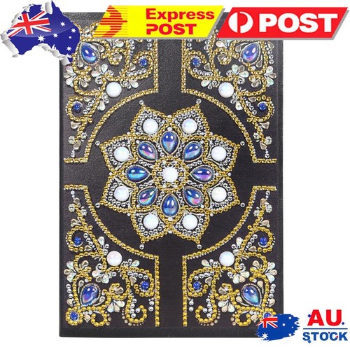 DIY Mandala Special Shaped Diamond Painting 50 Pages A5 Notebook School ...