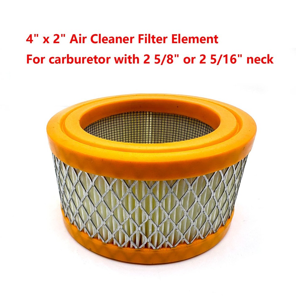 SPE-(4790) 4" x 2" Air Cleaner Filter Element For Rochester Chevrolet ...