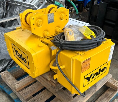Yale Shawbox 1 Ton Capacity Metric Hoist - Remote - 460v 3PH | eBay