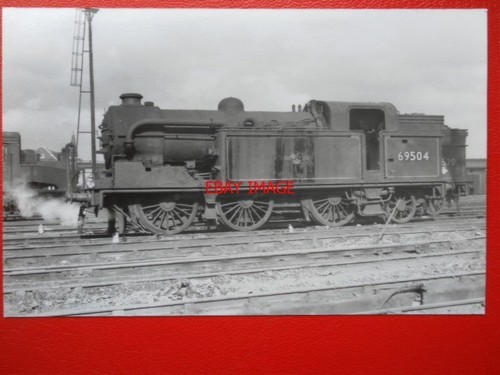 PHOTO LNER EX GNR CLASS N2 0-6-2T LOCO NO 69504 AT HORNSEY 13/5/60 | eBay