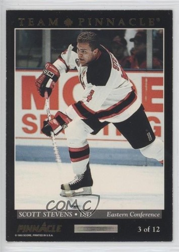 1993-94 Pinnacle Team Pinnacle Canadian Al MacInnis Scott Stevens #3 ...