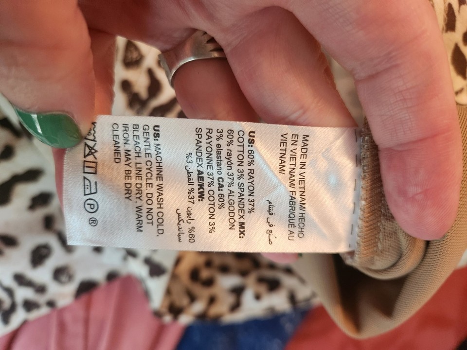 Chico's Capri Pants Leopard Print Size 3/Xl 16-18 Pull On Stretch | eBay UK