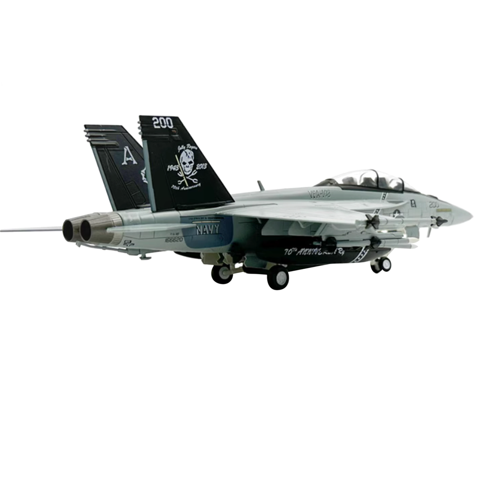 1/72 American F18 Super Hornet Strike Fighter Jet Alloy Aircraft Model ...