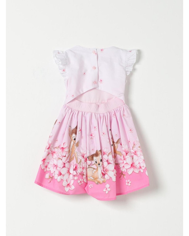 Monnalisa Bambi Cherry Blossom Dress Kids Pink Dresses | eBay