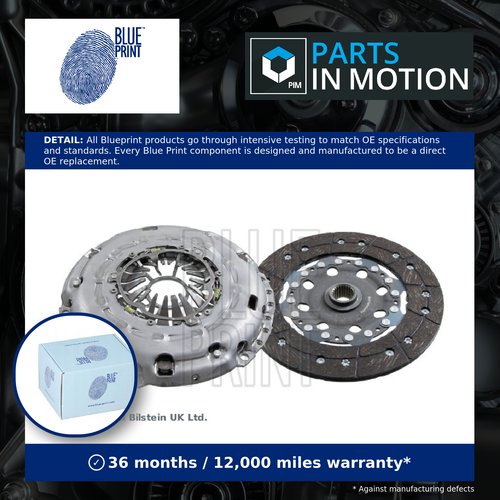 Clutch Kit 2 piece (Cover+Plate) 240mm ADG030195C Blue Print 4120024720 ...