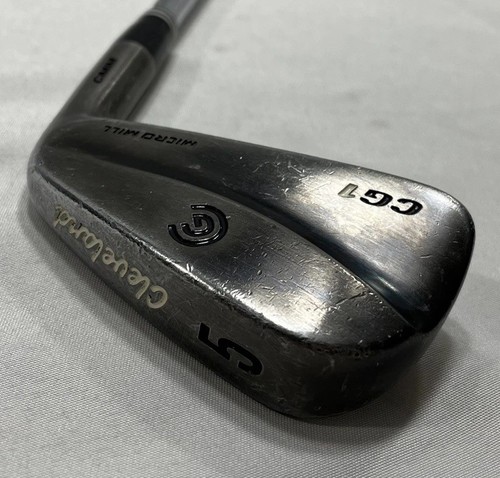 Tour Issue Cleveland Black Pearl Cg1 Micro Mill 5 Iron Dynamic Gold ...