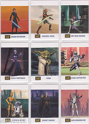 STAR WARS 2008 TOPPS THE CLONE WARS MOVIE STICKERS DIE-CUT POPUP INSERT ...