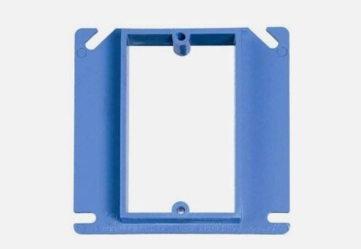 Carlon A410 Outlet Box Cover, Square, Raised, 1 Gang, 4-Inch, Blue | eBay