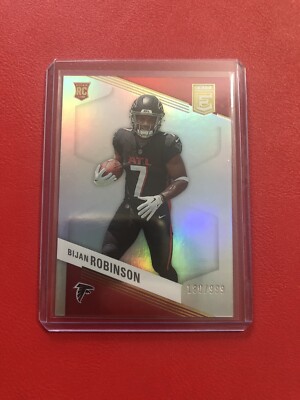 2023 Panini Donruss Elite #104 BIJAN ROBINSON Rookie Holo /999 Falcons ...