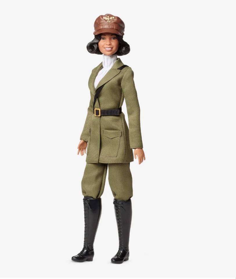 Barbie BESSIE COLEMAN Signature Aviator Doll Inspiring Women Ready To ...