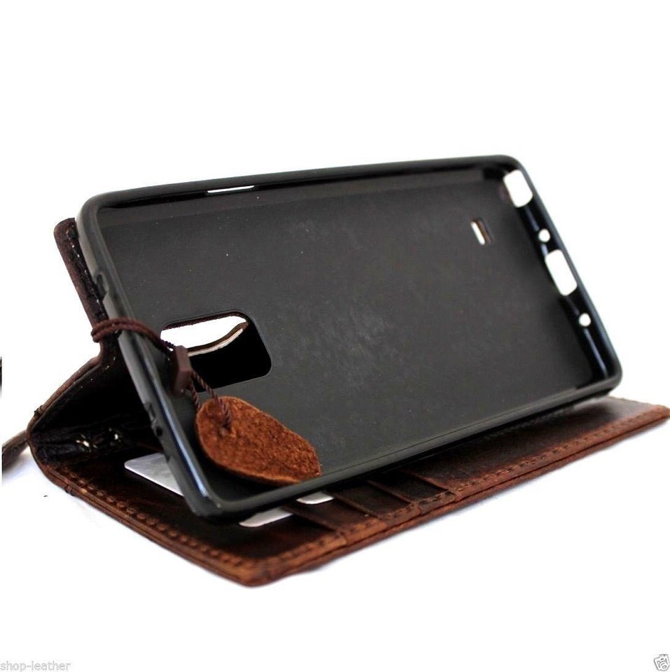 Genuine Full Leather Case for Samsung Galaxy Note 4 Book Wallet ...