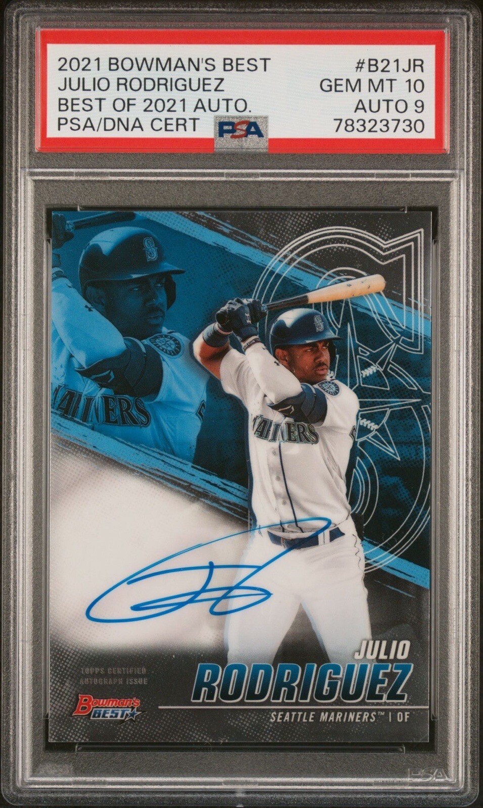 2021 Bowman Julio Rodriguez Auto 10 Gem MNT | eBay