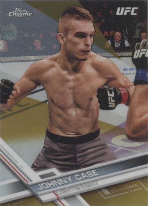 2017 Topps Chrome UFC - Johnny Case #71 Gold Refractor /50 for sale ...