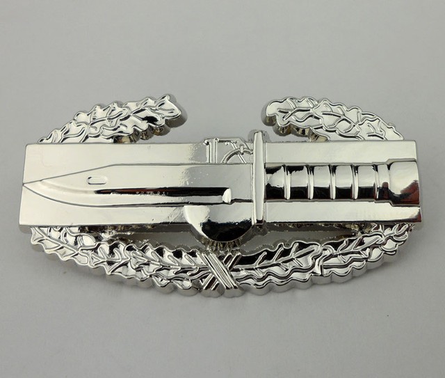METAL US Army Combat Action Badge-0050 | eBay