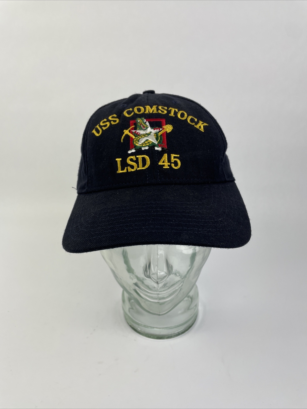 USS COMSTOCK LSD 45 The Corps United States Navy Hat Cap Snap Back ...