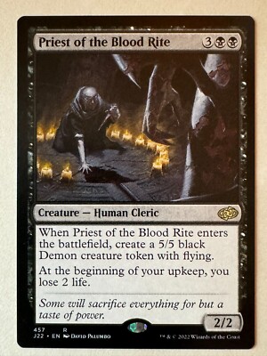 Priest of the Blood Rite 457 Jumpstart 2022 MTG NM | eBay
