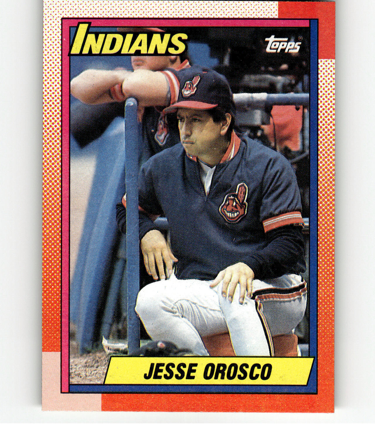 1990 Topps 636 Jesse Orosco Cleveland Indians | eBay