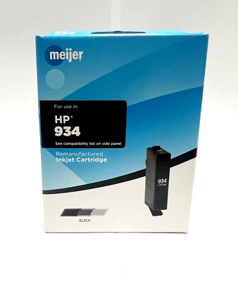 Meijer Remanufactured Ink Cartridges for HP 934 - BLACK | eBay