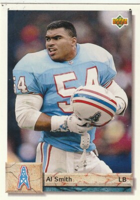 FREE SHIPPING-MINT-1992 Upper Deck Al Smith #117 OILERS PLUS BONUS ...
