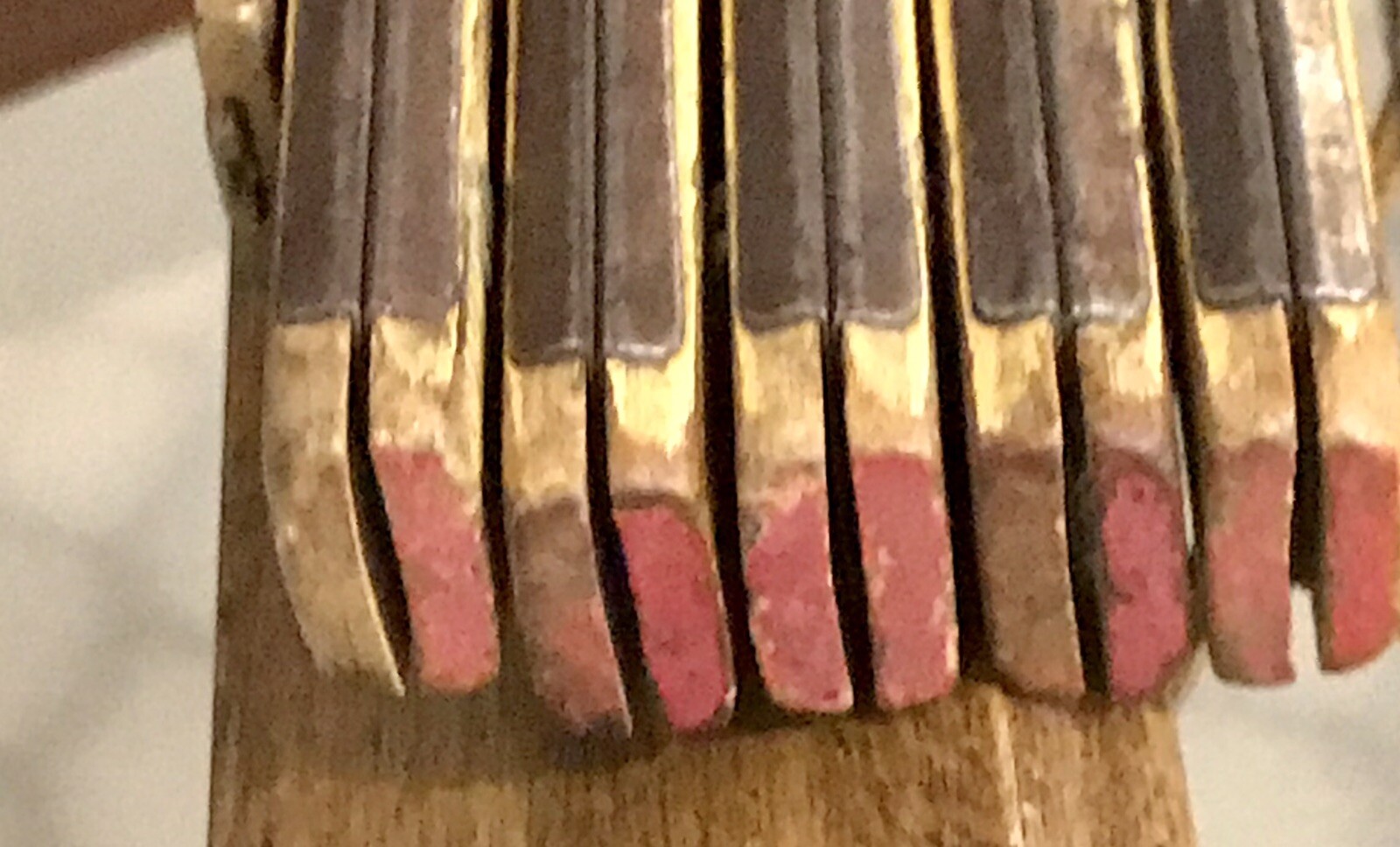 VTG Lufkin Wooden 72" Folding Measuring Stick Extension Measure Brass ...