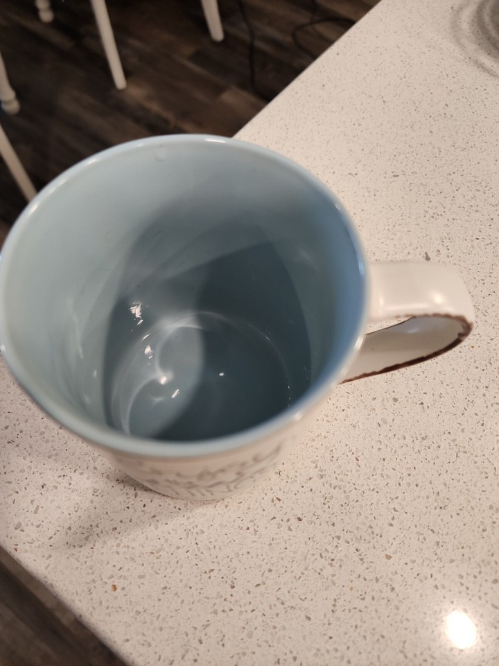 Enjoy The Little Things Coffee Mug 2017 Spectrum Designz White Blue | eBay