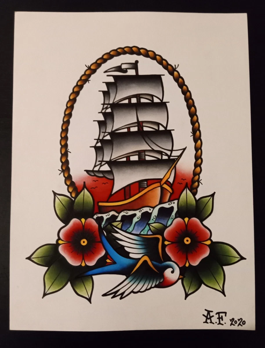 Traditional Ship Flash