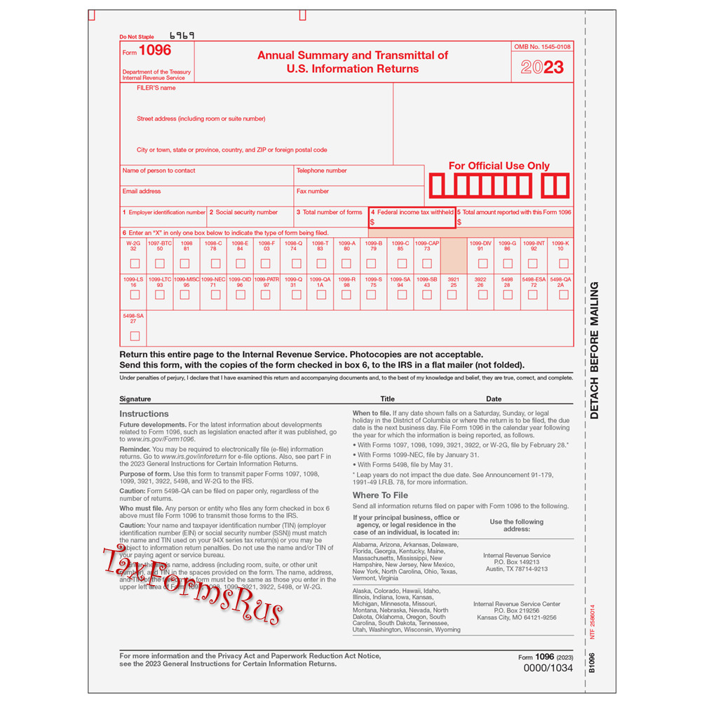 2023 IRS TAX FORMS KIT:: 1099-NEC Laser 6 recipients +envelopes +(1 ... 2023 IRS TAX FORMS KIT:: 1099-NEC Laser 6 recipients +envelopes +(1 ...